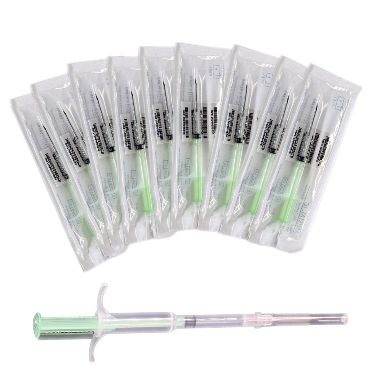 Kit com 10 Microchip Animal em formato de cápsula de vidro com ...